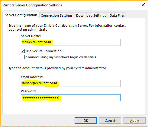 Outlook dan Zimbra, Zimbra Outlook Connector – Colamen